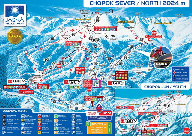 Demänovská Dolina -Jasná Ski Resort Guide, Location Map & Demänovská ...