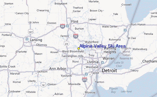 Alpine Valley Ski Area Ski Resort Guide, Location Map & Alpine Valley ...