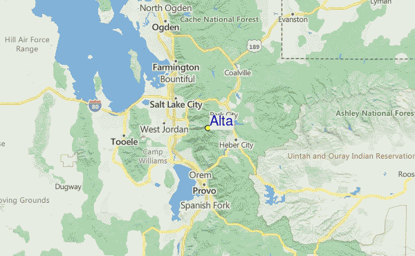 Alta Ski Resort Guide, Location Map & Alta ski holiday accommodation