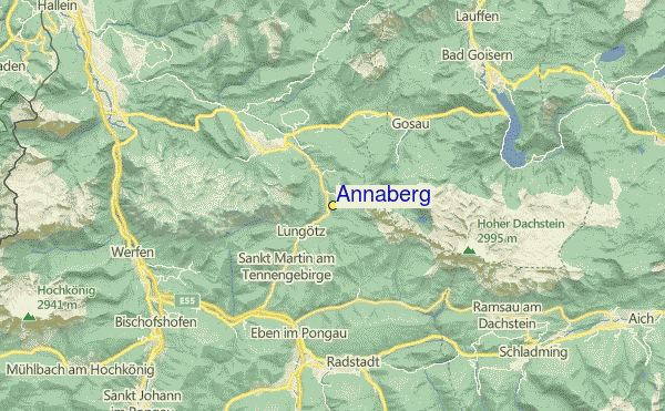 Annaberg Ski Resort Guide, Location Map & Annaberg ski holiday ...