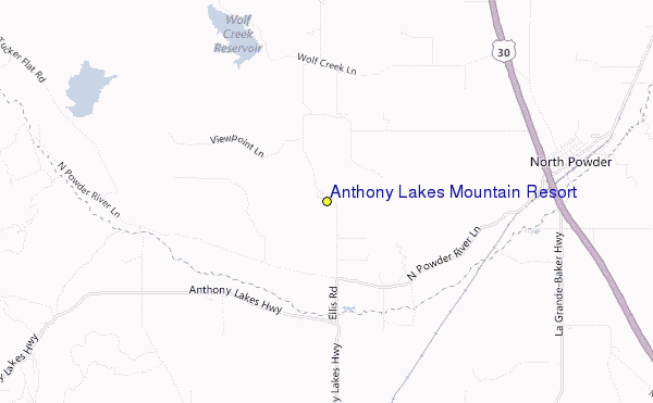 Anthony Lakes Mountain Resort Ski Resort Guide, Location Map & Anthony ...
