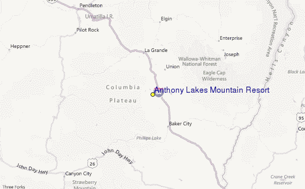 Anthony Lakes Mountain Resort Ski Resort Guide, Location Map & Anthony ...