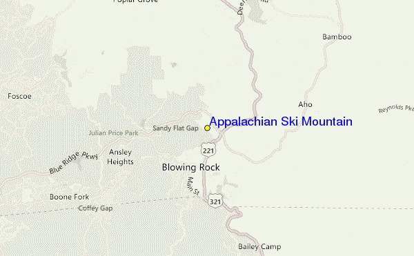 Appalachian Ski Mountain Ski Resort Guide, Location Map & Appalachian ...