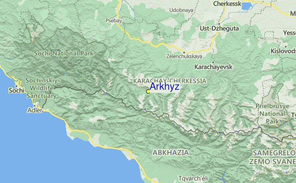 Arkhyz Ski Resort Guide, Location Map & Arkhyz ski holiday accommodation