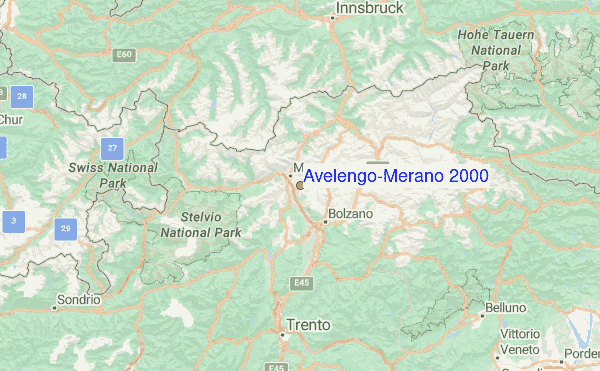 Avelengo/Merano 2000 Ski Resort Guide, Location Map & Avelengo/Merano ...