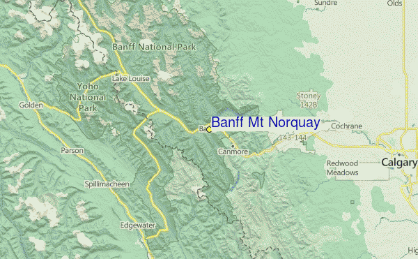 Banff Mt Norquay Ski Resort Guide, Location Map & Banff Mt Norquay ski ...
