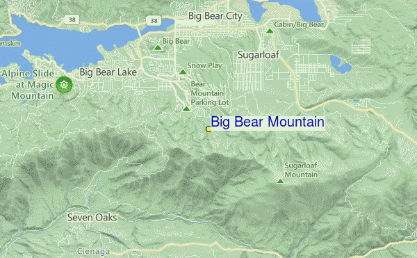 Big Bear Mountain Ski Resort Guide, Location Map & Big Bear Mountain ...