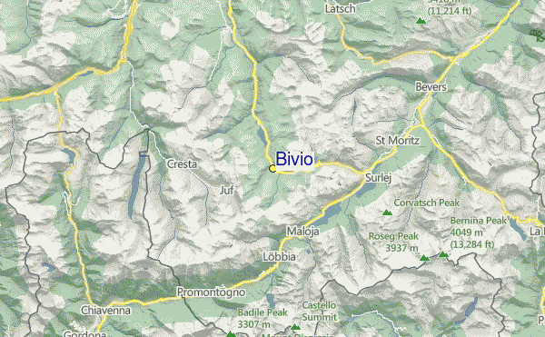 Bivio Ski Resort Guide, Location Map & Bivio ski holiday accommodation