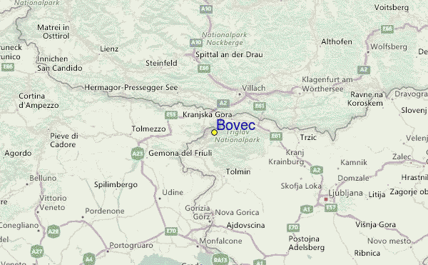 Bovec Ski Resort Guide, Location Map & Bovec ski holiday accommodation