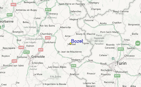 Bozel Ski Resort Guide, Location Map & Bozel ski holiday accommodation