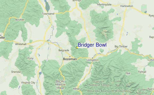 Bridger Bowl Ski Resort Guide, Location Map & Bridger Bowl ski holiday ...