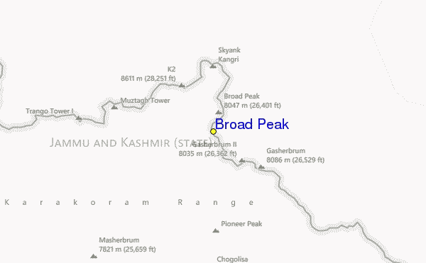 Broad Peak Ski Resort Guide, Location Map & Broad Peak ski holiday accommodation
