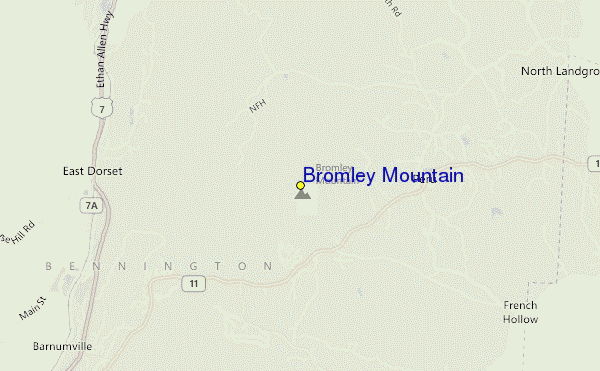 Bromley Mountain Ski Resort Guide, Location Map & Bromley Mountain ski ...