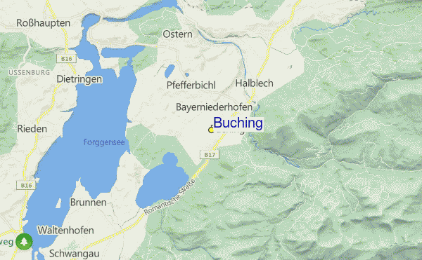 Buching Ski Resort Guide, Location Map & Buching ski holiday accommodation
