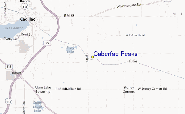 Caberfae Peaks Ski Resort Guide, Location Map & Caberfae Peaks ski ...
