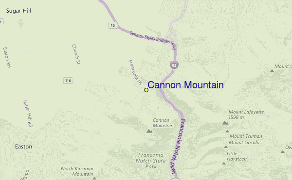 Cannon Mountain Trail Map , Trail map Cannon Mountain – EICQN