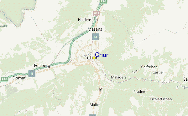 Chur Ski Resort Guide, Location Map & Chur ski holiday accommodation