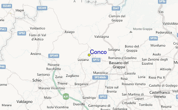 Conco Ski Resort Guide, Location Map & Conco ski holiday accommodation