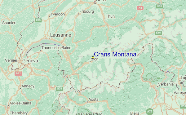 Crans Montana Ski Resort Guide, Location Map & Crans Montana ski ...
