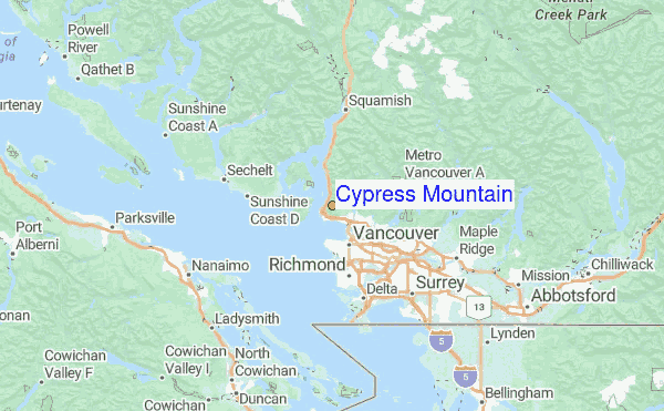 Cypress Mountain Ski Resort Guide, Location Map & Cypress Mountain ski ...