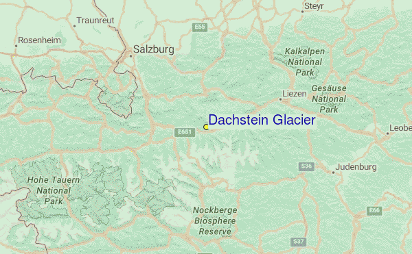 Dachstein Glacier Ski Resort Guide, Location Map & Dachstein Glacier ...