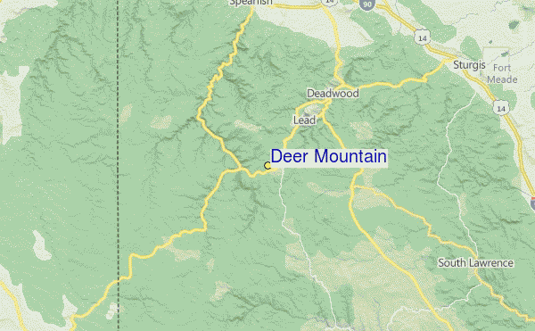 Deer Mountain Ski Resort Guide, Location Map & Deer Mountain ski ...