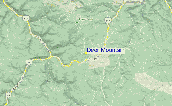 Deer Mountain Ski Resort Guide, Location Map & Deer Mountain ski ...