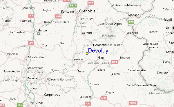 Dévoluy Ski Resort Guide, Location Map & Dévoluy ski holiday accommodation
