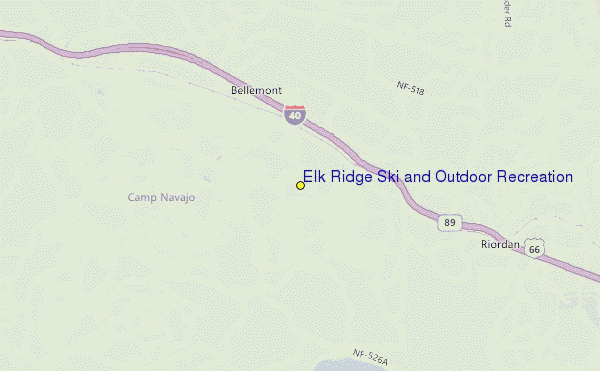 Elk Ridge Ski and Outdoor Recreation Ski Resort Guide, Location Map ...
