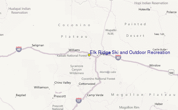 Elk Ridge Ski and Outdoor Recreation Ski Resort Guide, Location Map ...