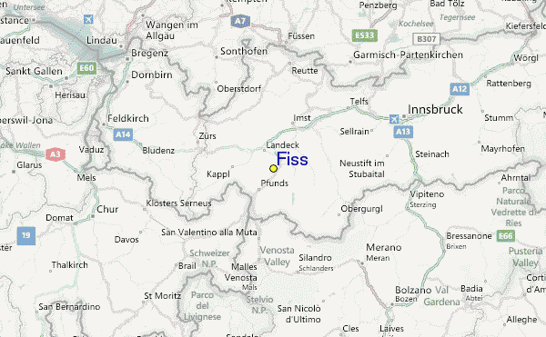Fiss Ski Resort Guide, Location Map & Fiss ski holiday accommodation