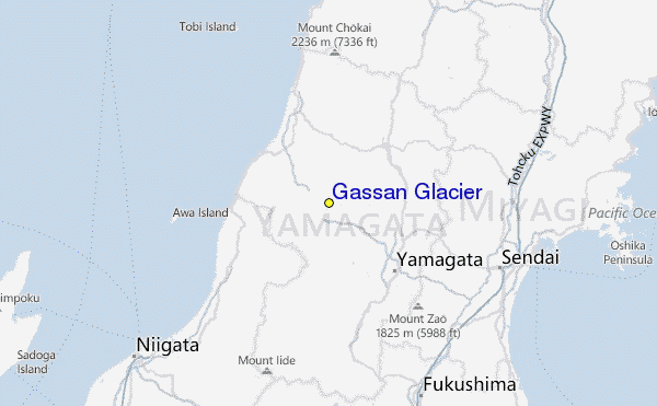 Gassan Glacier Ski Resort Guide, Location Map & Gassan Glacier ski ...