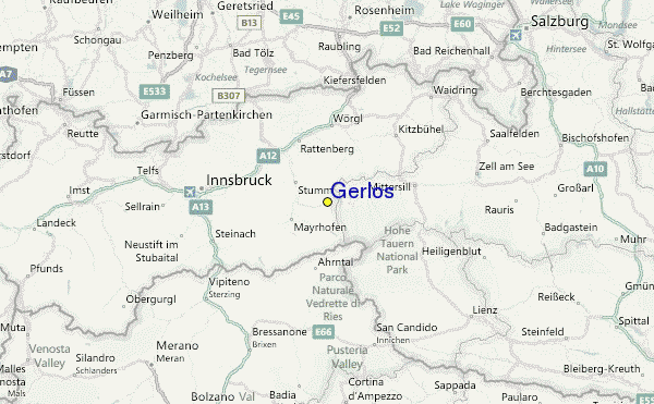 Gerlos Ski Resort Guide, Location Map & Gerlos ski holiday accommodation