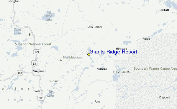 Giants Ridge Resort Ski Resort Guide, Location Map & Giants Ridge ...