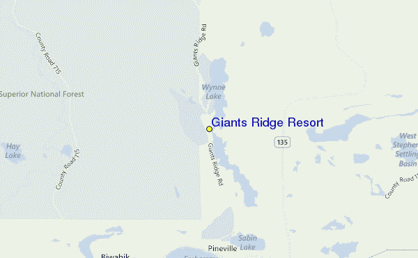 Giants Ridge Resort Ski Resort Guide, Location Map & Giants Ridge ...