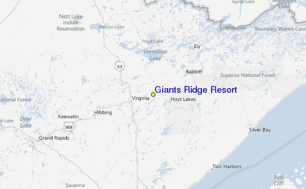 Giants Ridge Resort Ski Resort Guide, Location Map & Giants Ridge ...