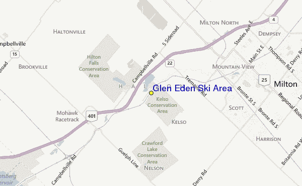 Glen Eden Ski Area Ski Resort Guide, Location Map & Glen Eden Ski Area ...