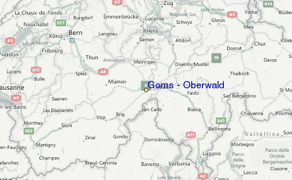 Goms - Oberwald Ski Resort Guide, Location Map & Goms - Oberwald ski ...