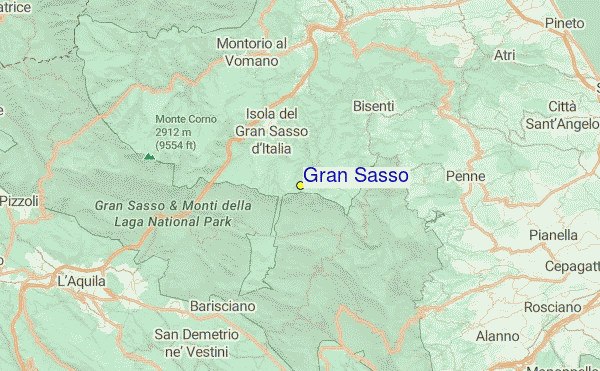Gran Sasso Ski Resort Guide, Location Map & Gran Sasso ski holiday ...