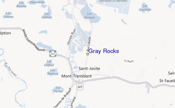 Gray Rocks Ski Resort Guide, Location Map & Gray Rocks ski holiday ...
