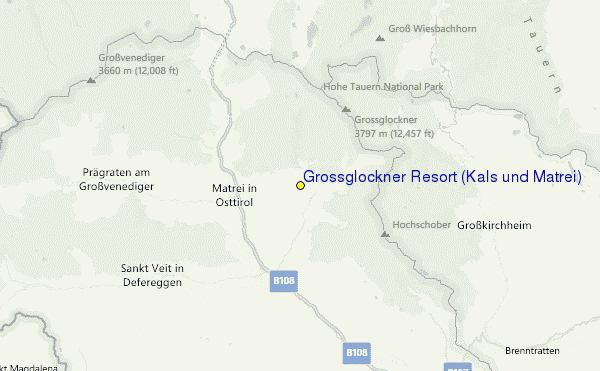 Grossglockner Resort (Kals und Matrei) Ski Resort Guide, Location Map ...