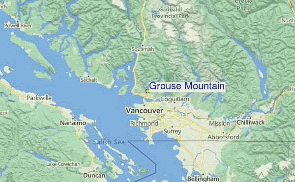 Grouse Mountain Ski Resort Guide, Location Map & Grouse Mountain ski ...