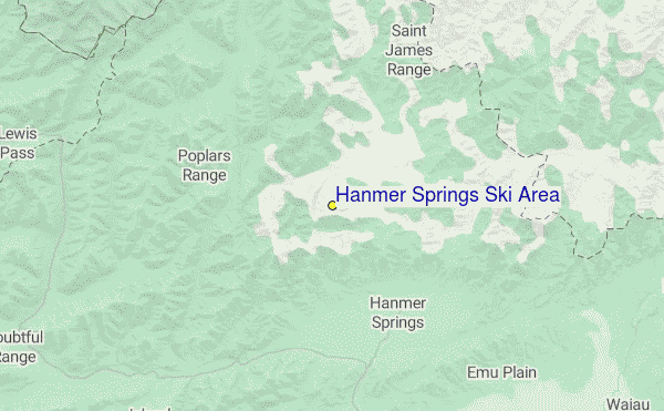 Hanmer Ski Resort Guide, Location Map & Hanmer ski holiday accommodation