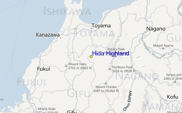 Hida Highland Ski Resort Guide, Location Map & Hida Highland ski ...