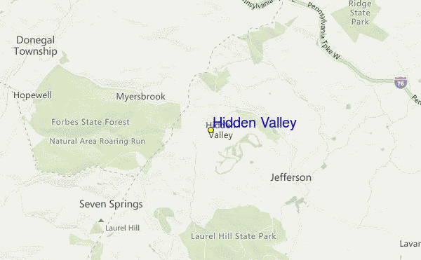 Hidden Valley Ski Resort Guide, Location Map & Hidden Valley ski ...