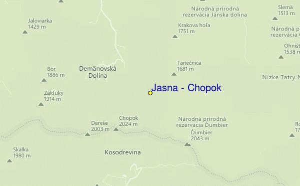 Jasná - Chopok Ski Resort Guide, Location Map & Jasná - Chopok ski ...