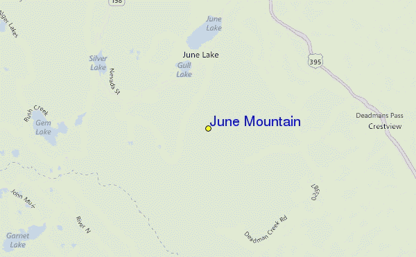 June Mountain Ski Resort Guide, Location Map & June Mountain ski ...