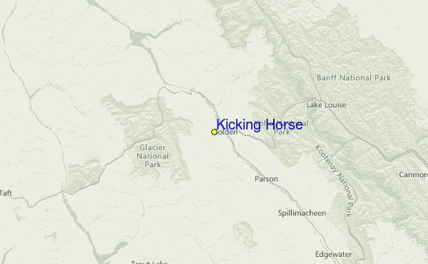 Kicking Horse Ski Resort Guide, Location Map & Kicking Horse ski ...