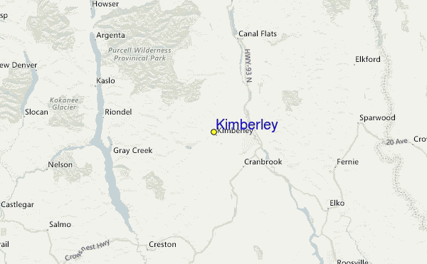 Kimberley Ski Resort Guide, Location Map & Kimberley ski holiday ...