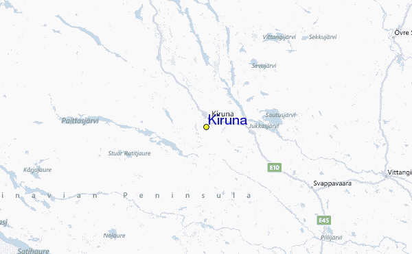 Kiruna Ski Resort Guide, Location Map & Kiruna ski holiday accommodation
